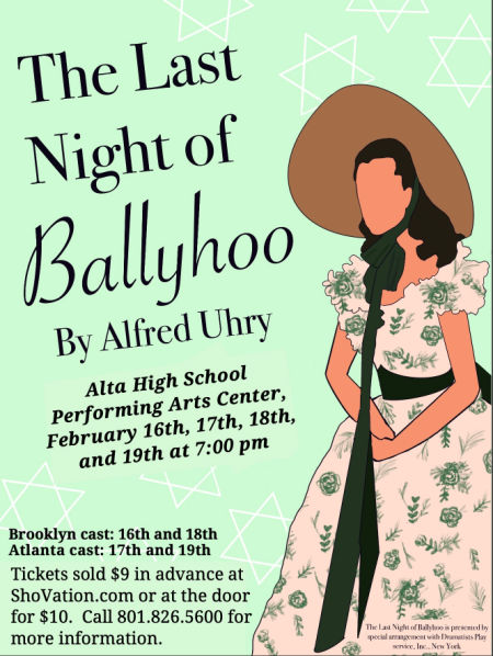 Tickets | Alta HS Theatre "The Last Night of Ballyhoo" | ShOvation